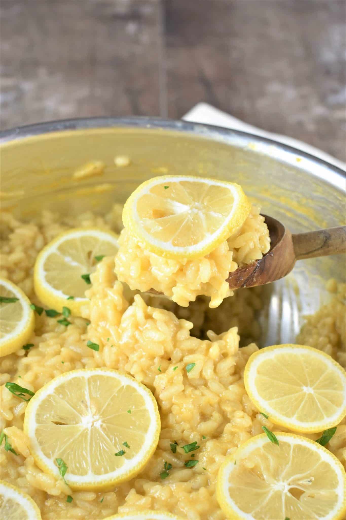 Creamy Lemon Vegan Risotto [GF] - Watch Learn Eat
