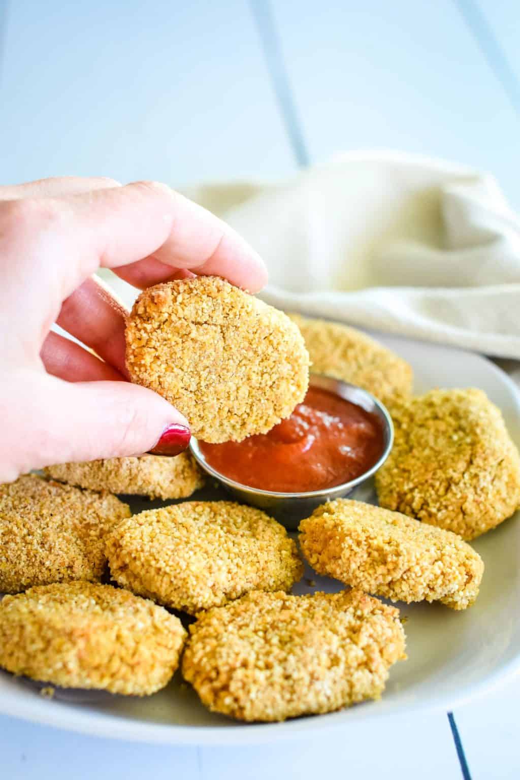 Chickpea Nuggets - Vegan, Gluten-Free & Kid Approved!