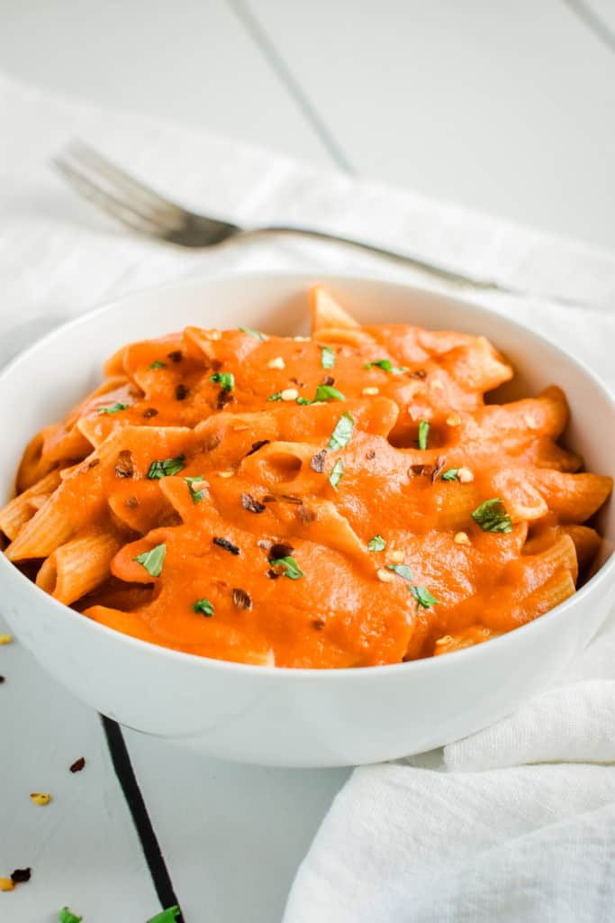 Creamy Vegan Vodka Sauce [Nut-Free] - Watch Learn Eat