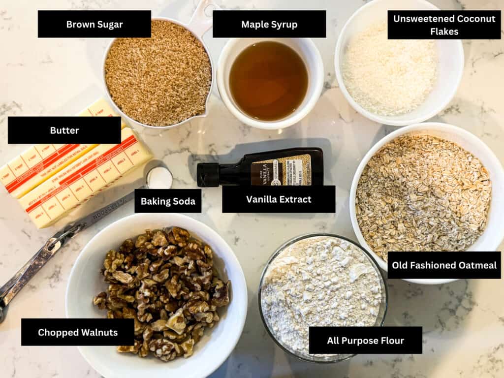 Best Oatmeal Coconut Walnut Cookies - Watch Learn Eat