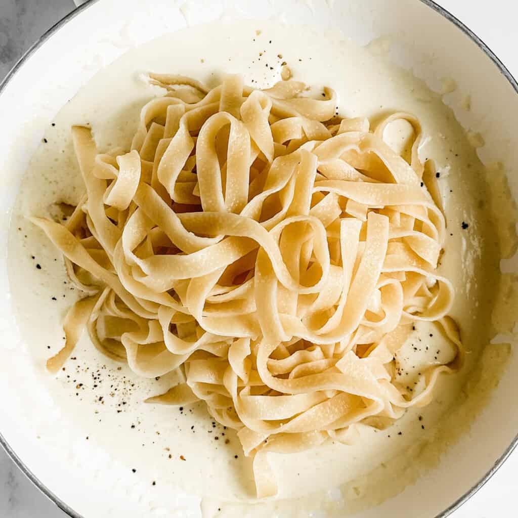 Creamy Truffle Pasta with Garlic and Parmesan - Watch Learn Eat
